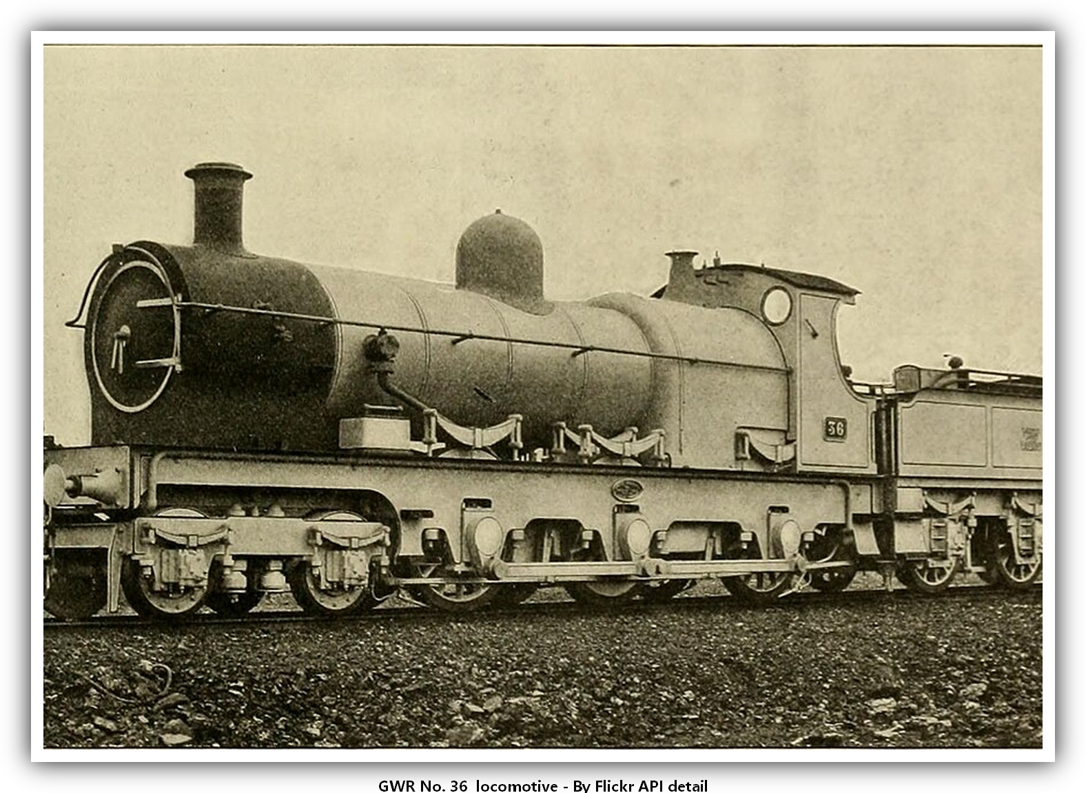 GWR No. 36 railroad Train Railway | eBay