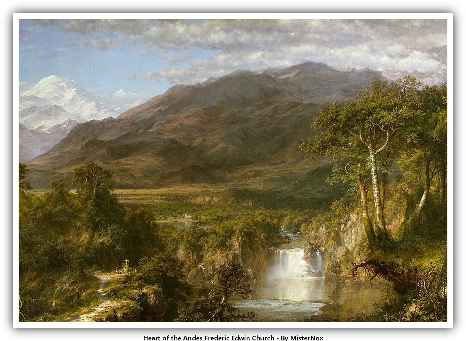 Heart of the Andes Frederic Edwin Church | eBay